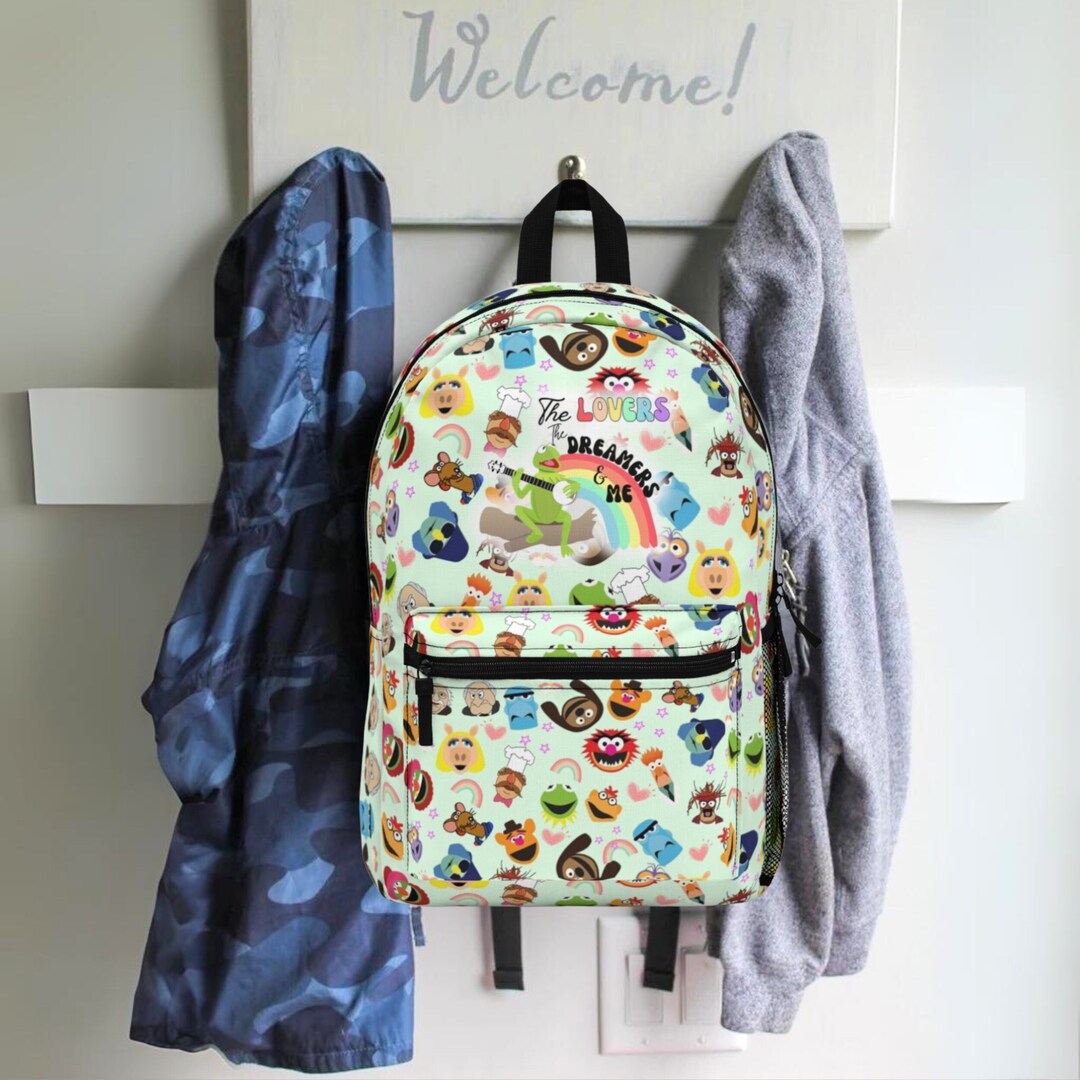 Muppets Backpack Funny Puppets, Park Day and Essentials Backpack ...