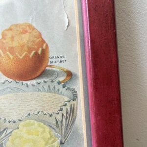 Vintage Jello Advertisement Early 1900s Pink Framed Red Jello Recipes ...