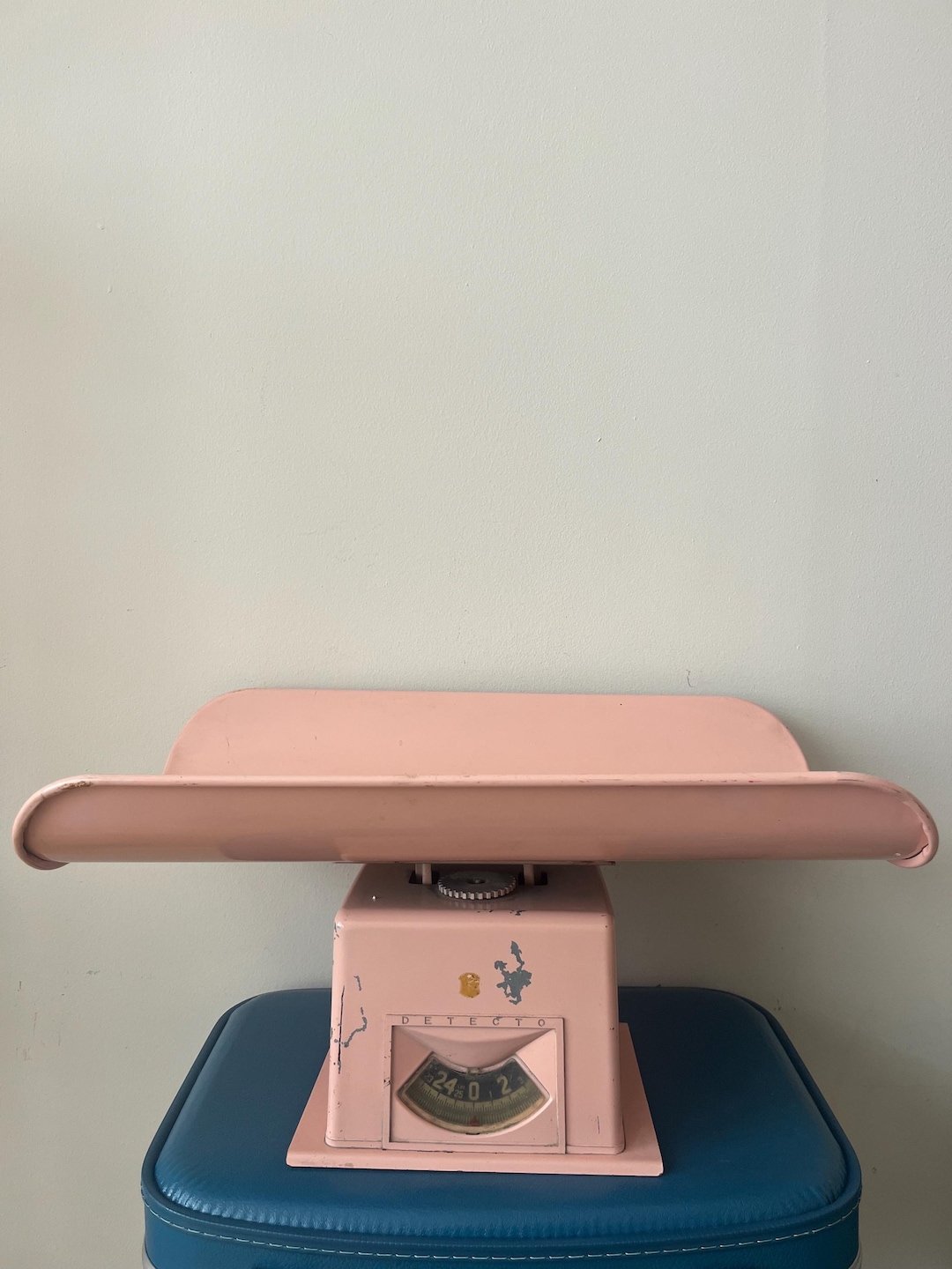 Vintage Baby Pink Detecto Baby Scale Used for Measuring Weight of Baby ...