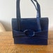 Gorgeous Vintage Verdi Navy Blue Top Handle Handbag Purse From the ...
