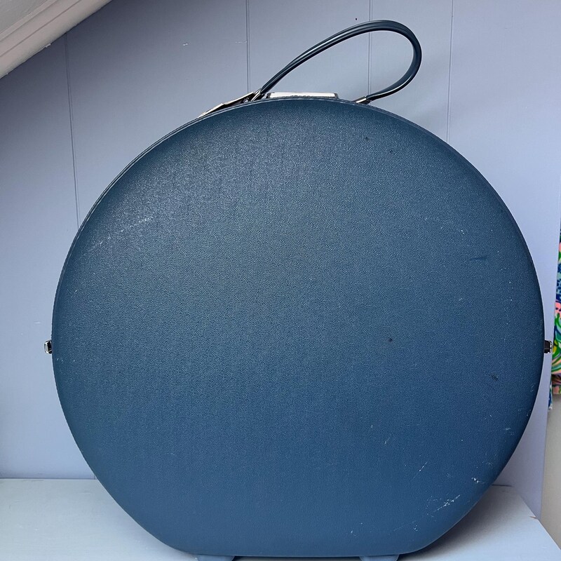 Round Suitcase - Etsy