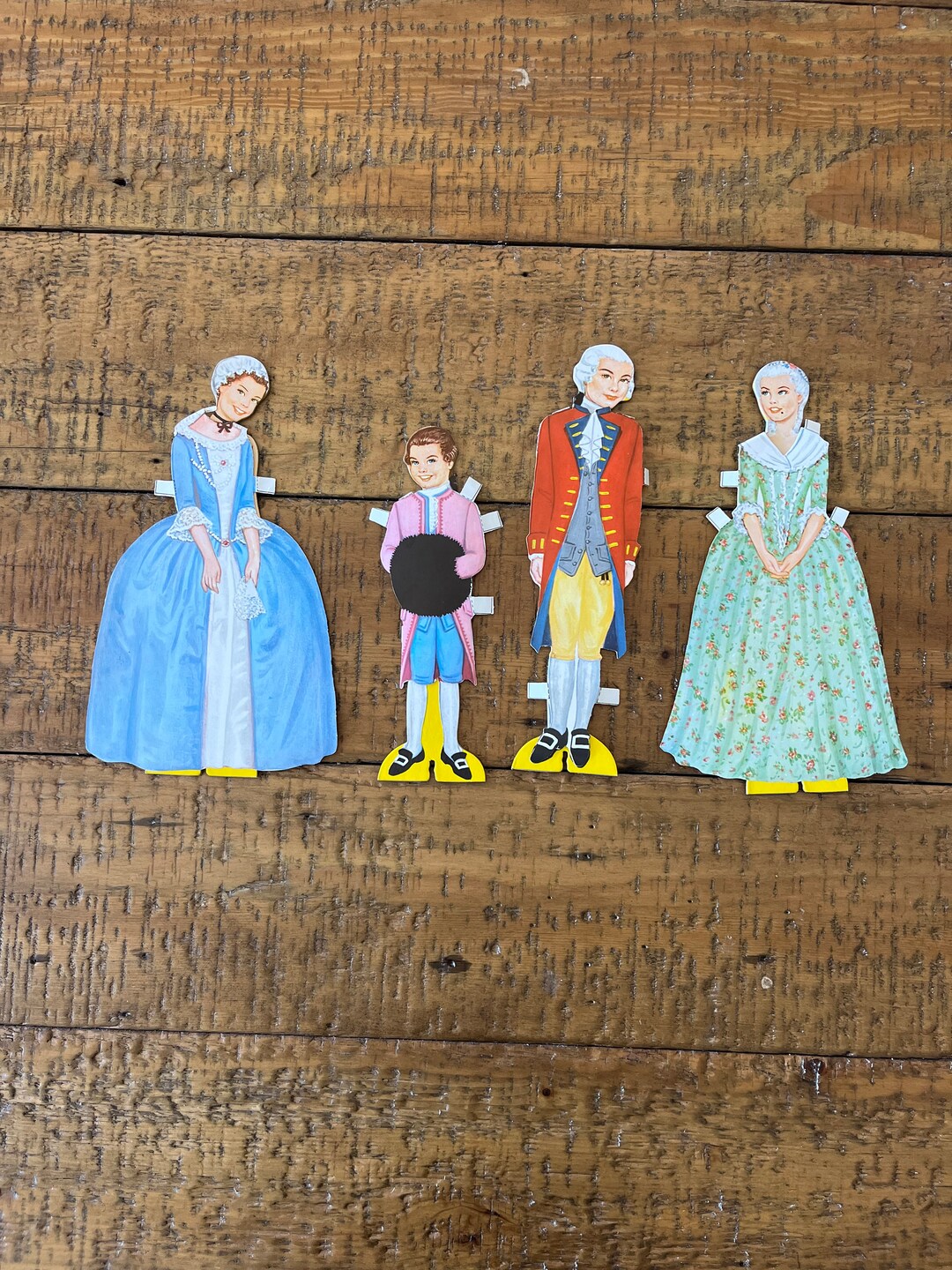 Early American Paper Dolls Vintage Still in Box 1969 Colonial Play ...
