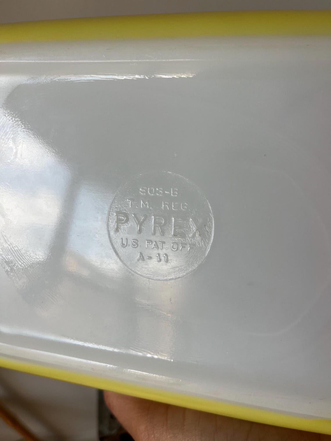 Vintage Pyrex Yellow Refrigerator Dish 503 | Primary Colors 1.5 Quart ...