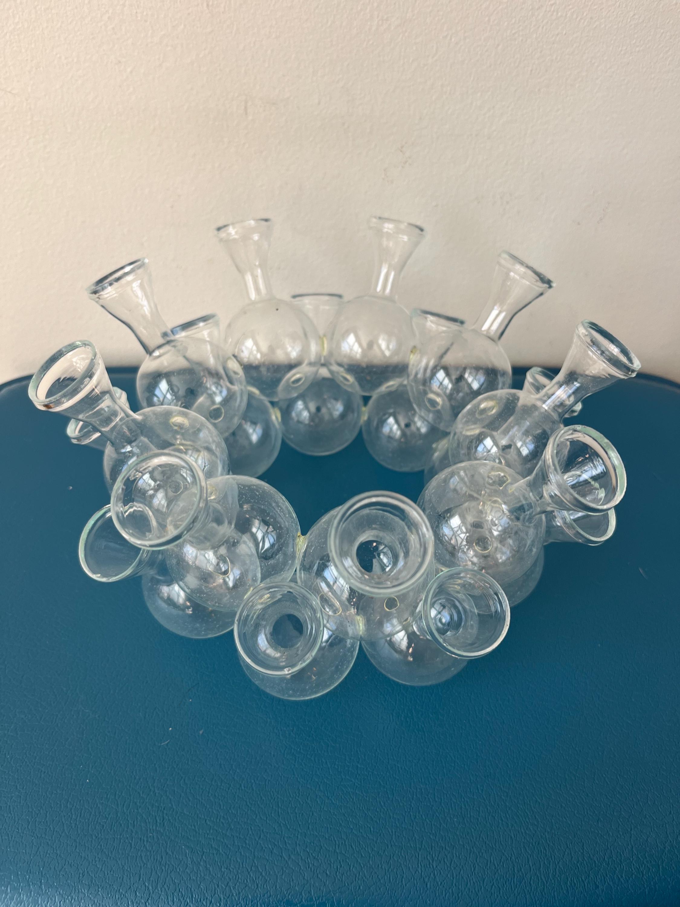 Vintage Masterpiece Flower Arranger 18 Glass Tubes Propagation Station ...
