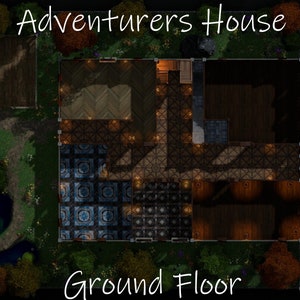 Adventurers House, Dnd Battle Map, D&D, Battle Map, Dungeons and ...