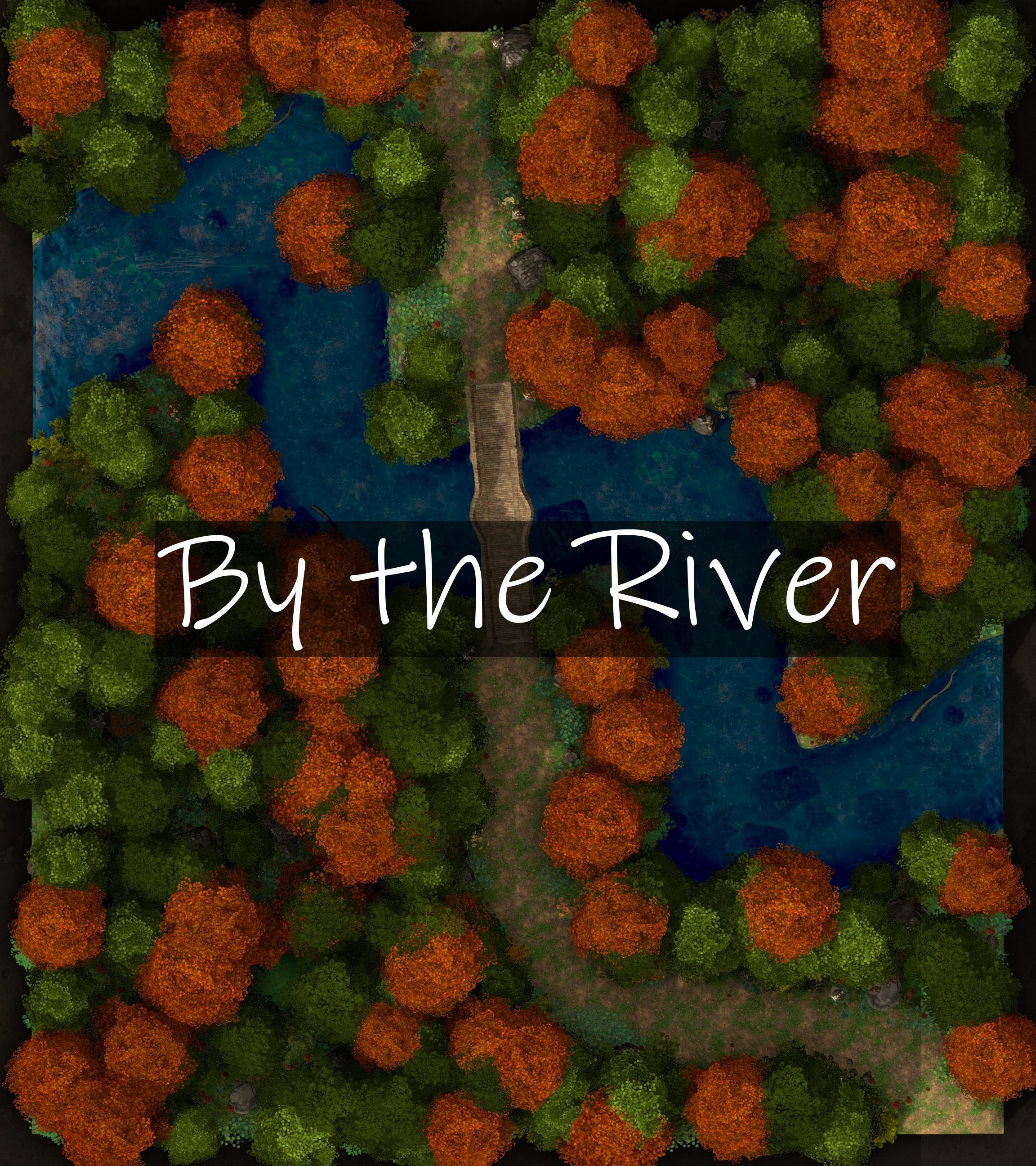 By the River, Dnd Battle Map, D&D, Battle Map, Dungeons and Dragons, 5e ...