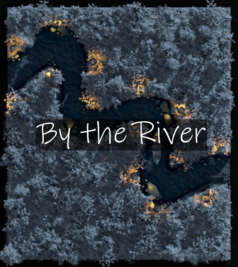 By the River, Dnd Battle Map, D&D, Battle Map, Dungeons and Dragons, 5e ...