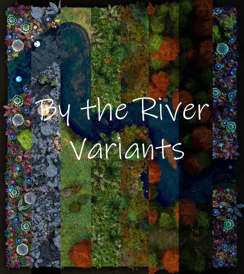 By the River, Dnd Battle Map, D&D, Battle Map, Dungeons and Dragons, 5e ...