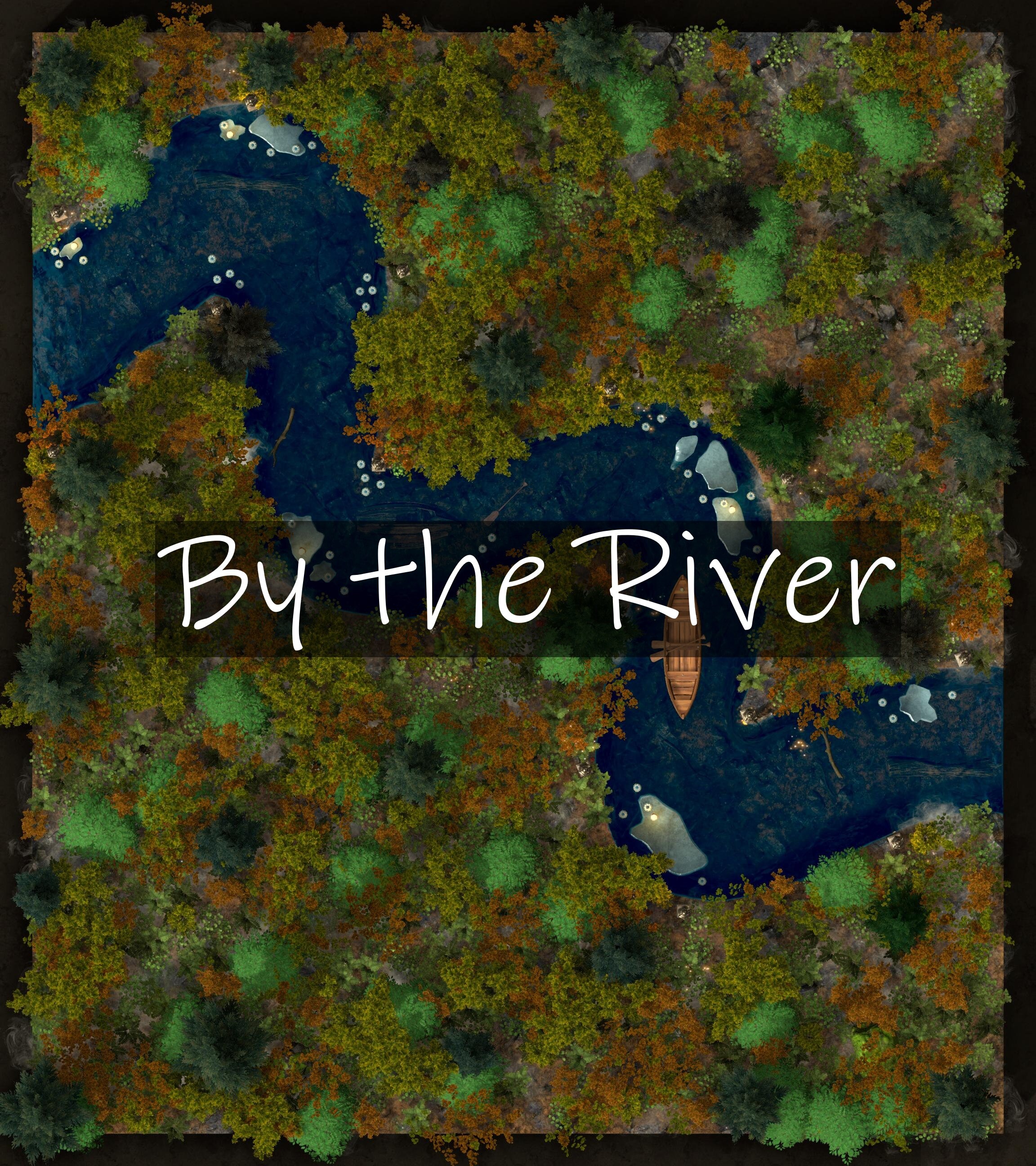 By the River, Dnd Battle Map, D&D, Battle Map, Dungeons and Dragons, 5e ...
