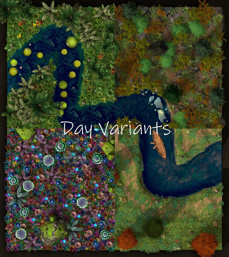 By the River, Dnd Battle Map, D&D, Battle Map, Dungeons and Dragons, 5e ...