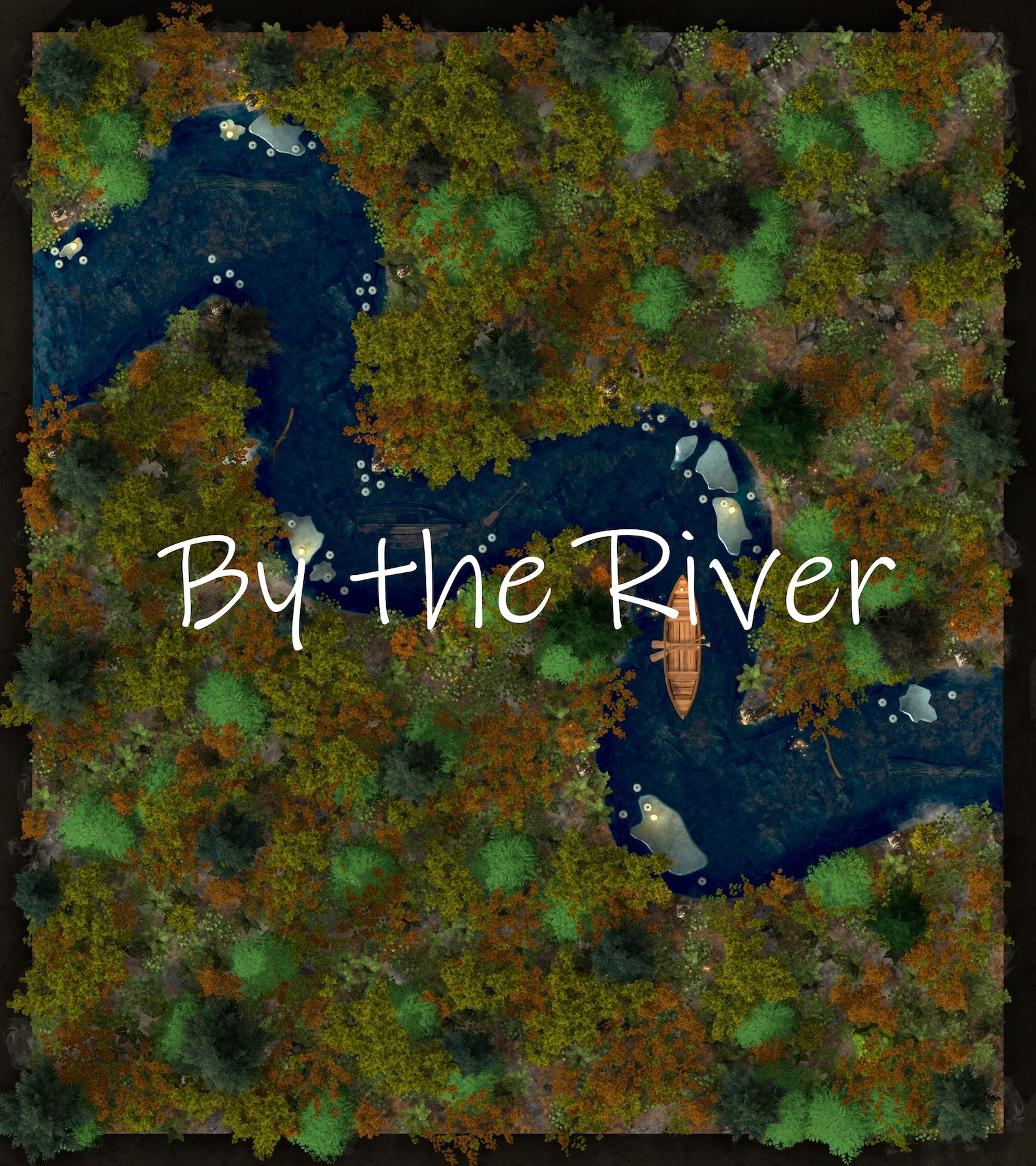 By the River, Dnd Battle Map, D&D, Battle Map, Dungeons and Dragons, 5e ...