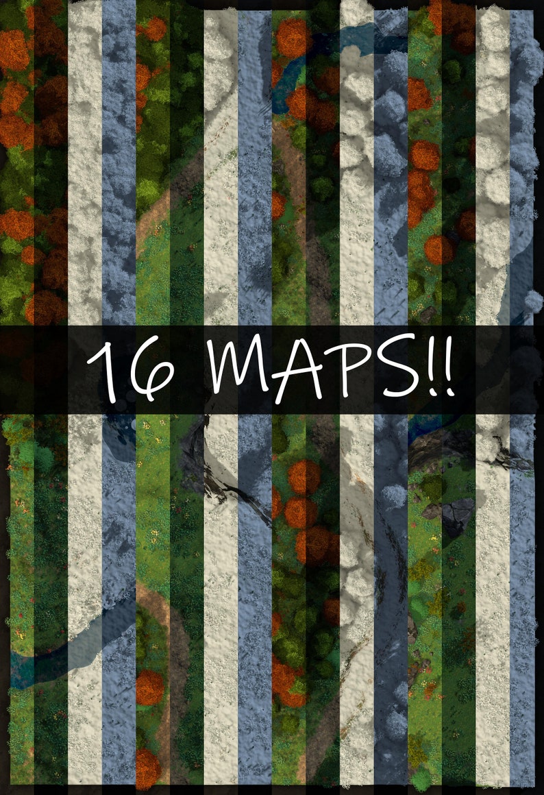 Massive Terrain Pack 1, Dnd Battle Map, D&D, Battle Map, Dungeons and ...