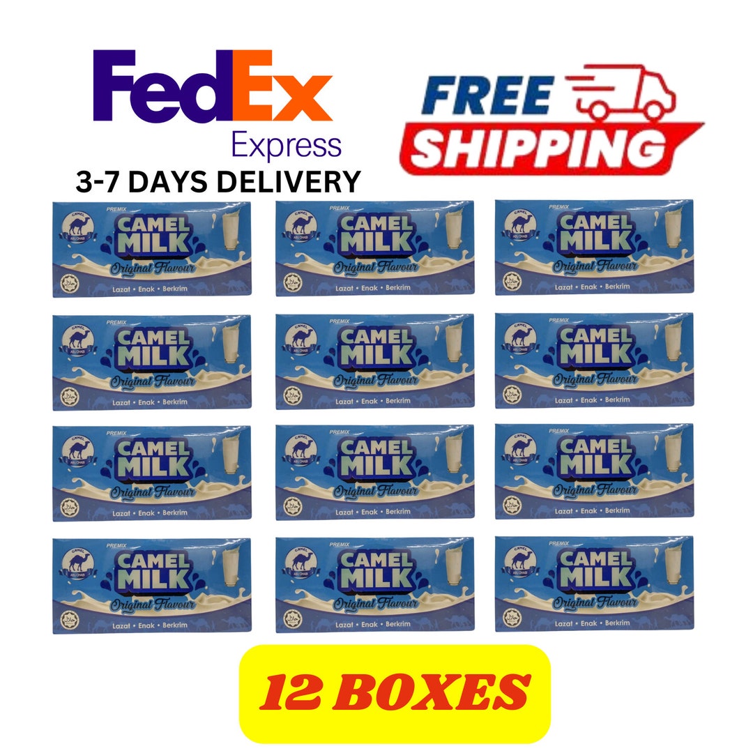 12 Boxes Original Camel Milk Powder Halal Pure Abu Dhabi FREE Express ...