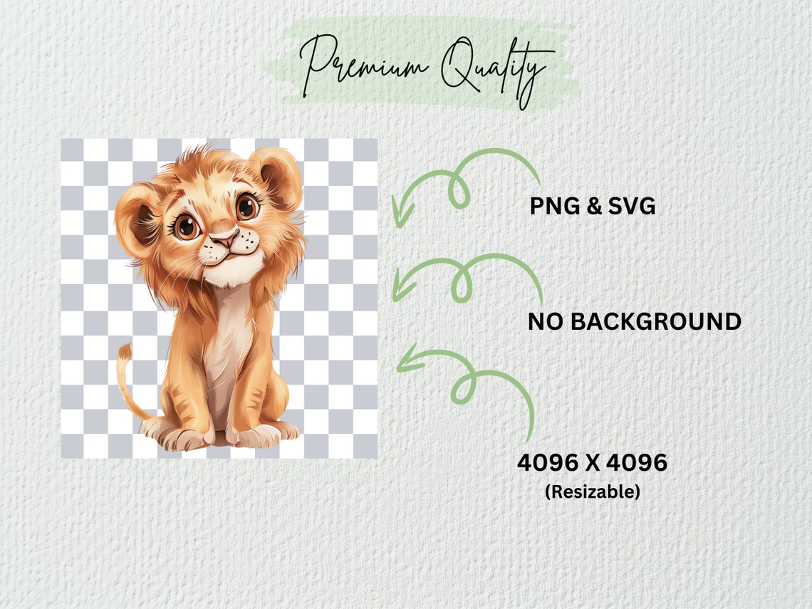 Baby Jungle Animals Clipart Watercolor Jungle Clip Art Bundle Jungle ...