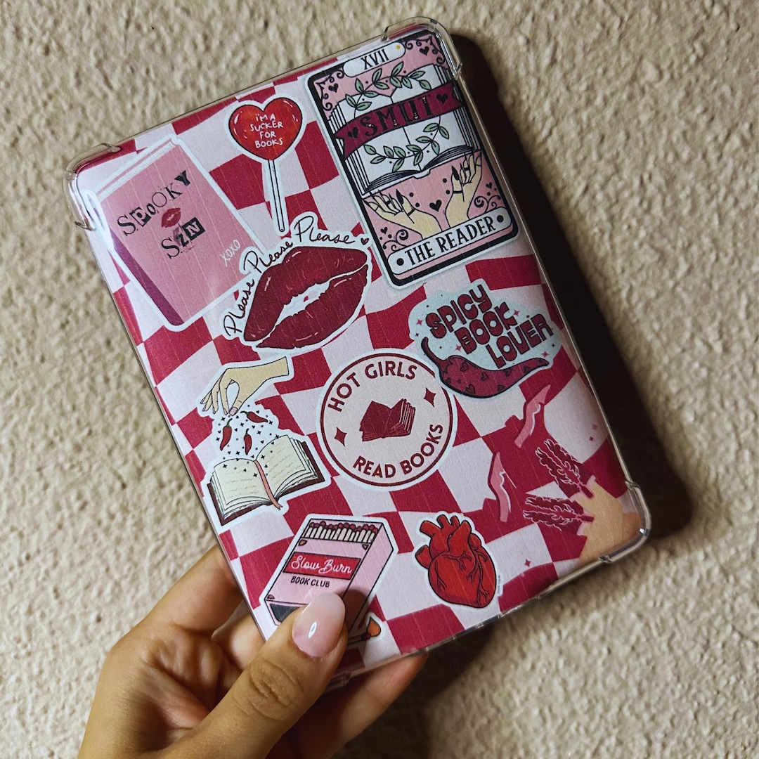 Kindle Insert for Clear Case Printable Checkered Kindle Insert Pink ...