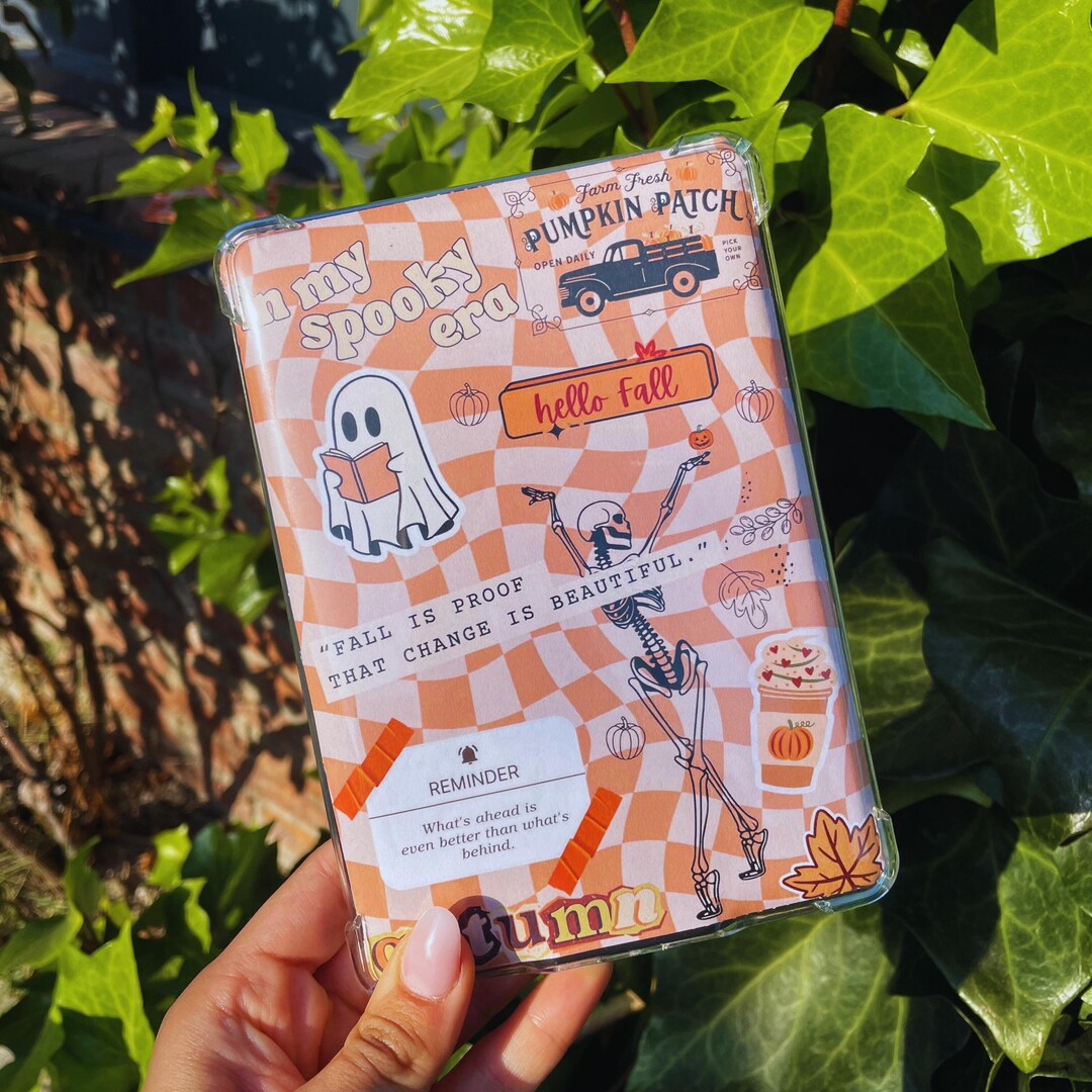 Fall Checkered Kindle Insert – Cozy Autumn Printable (PDF) - Etsy