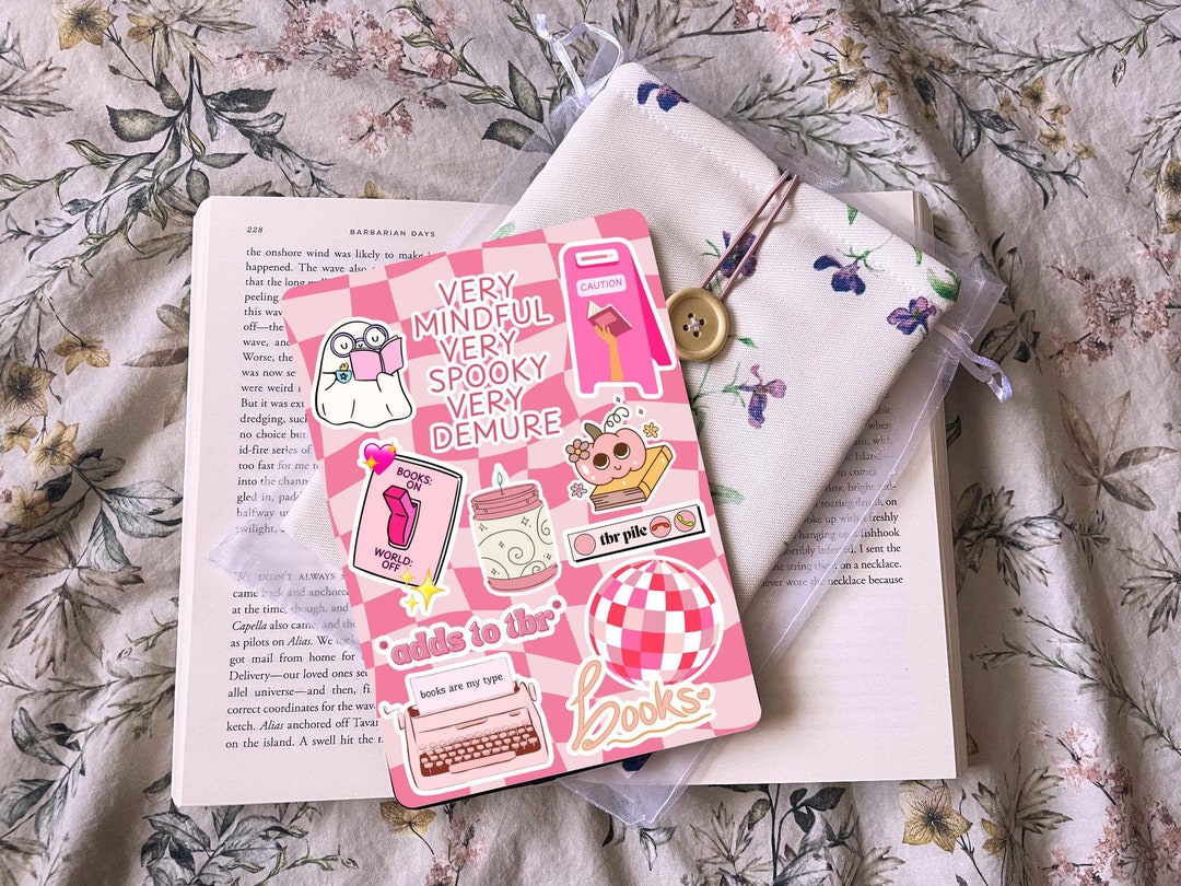 Pink Spooky Kindle Insert: Checkered Pattern (digital Download) - Etsy