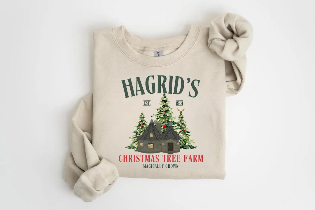 Hagrid's Christmas Tree Farm PNG: Harry Potter Holiday Clipart (digital ...
