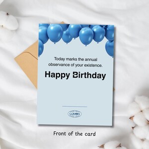 Severance Birthday Card | Printable Severance Greeting Card | Lumon ...
