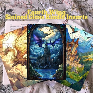 Fourth Wing Kindle Insert: Basgiath War College Dragon Art (printable ...