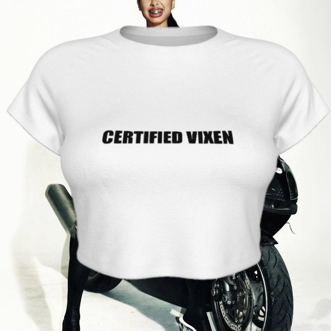 Certified Vixen Baby Tee Y2K Baddie Crop Top Retro Graphic T Shirt - Etsy