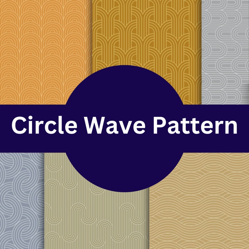 Circle Wave Patterns - Etsy