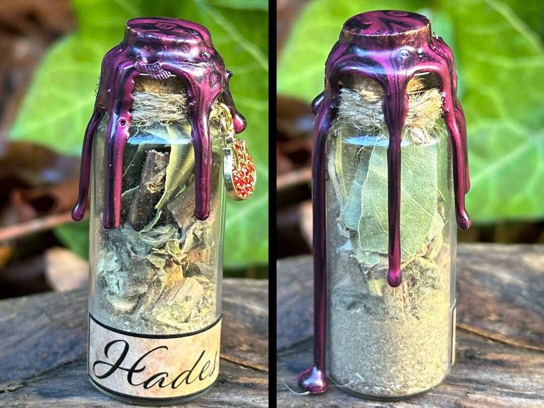 HADES Spell Jar | Greek Goddess Spell Jar | Altar Magic Decor ...