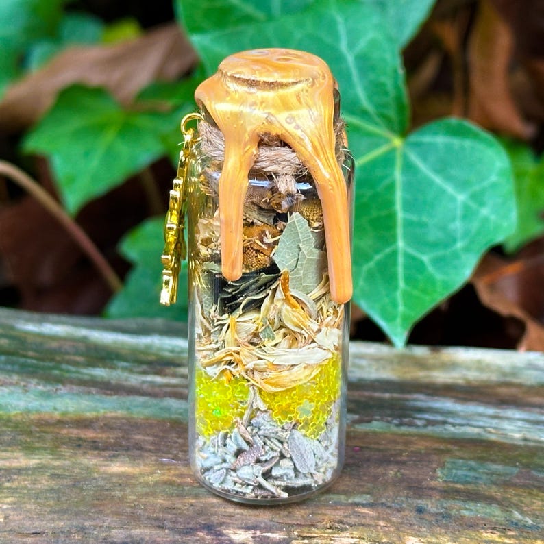 Apollo Spell Jar | Greek Mythology | Witchcraft Altar Magic Decor ...