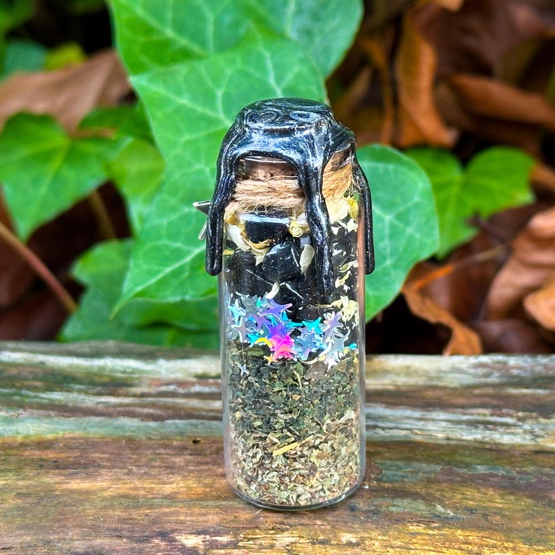 Nyx Spell Jar | Greek Mythology | Altar Magic Decor | Witchcraft Wiccan ...