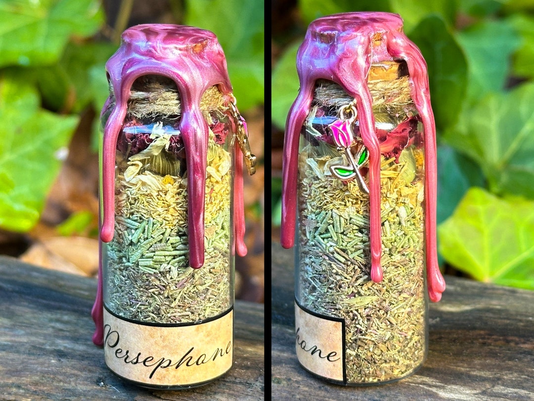PERSEPHONE Spell Jar | Greek Goddess Spell Jar | Altar Magic Decor ...