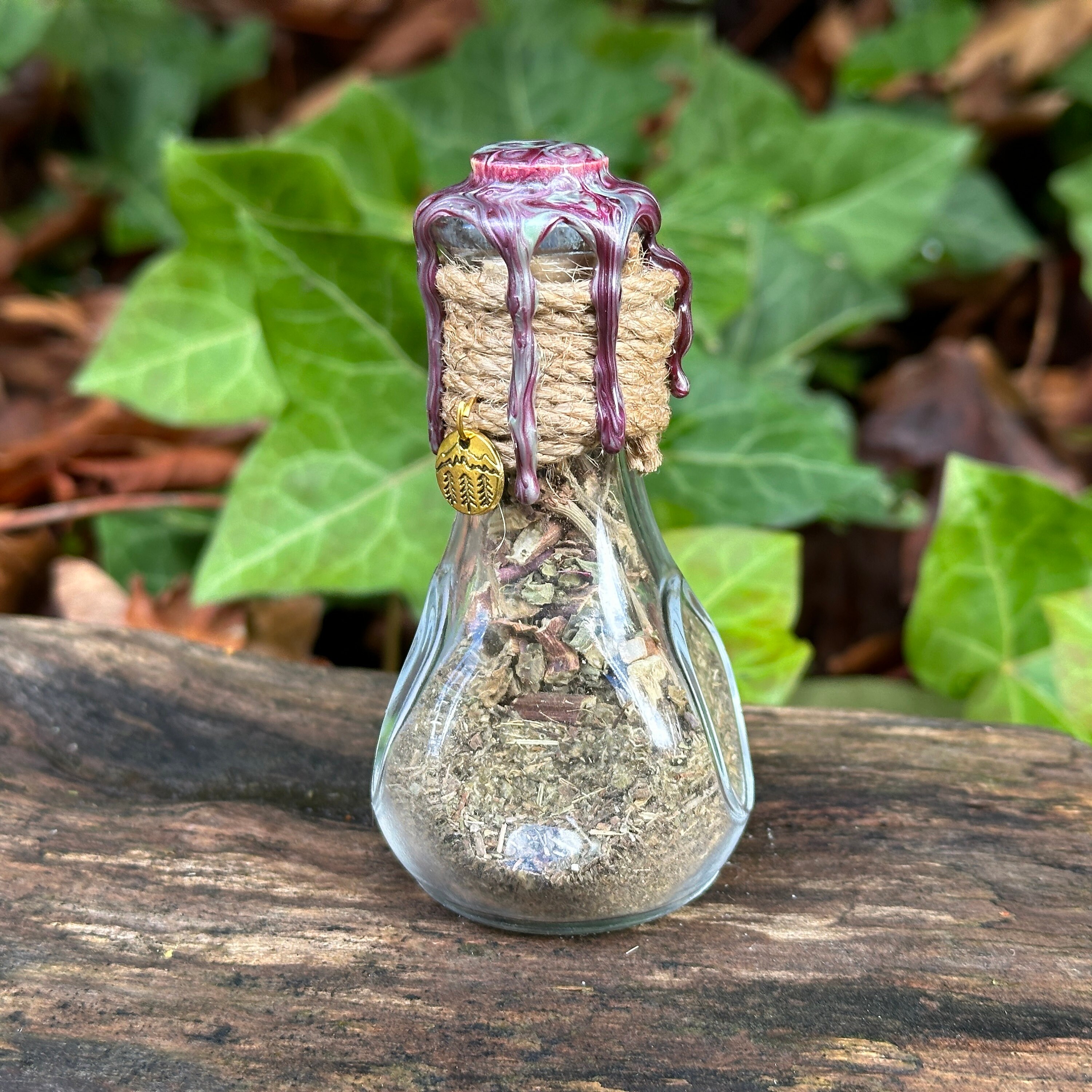 FULL SET Elemental Spell Jars Altar Magic Decor Witchcraft Spell ...