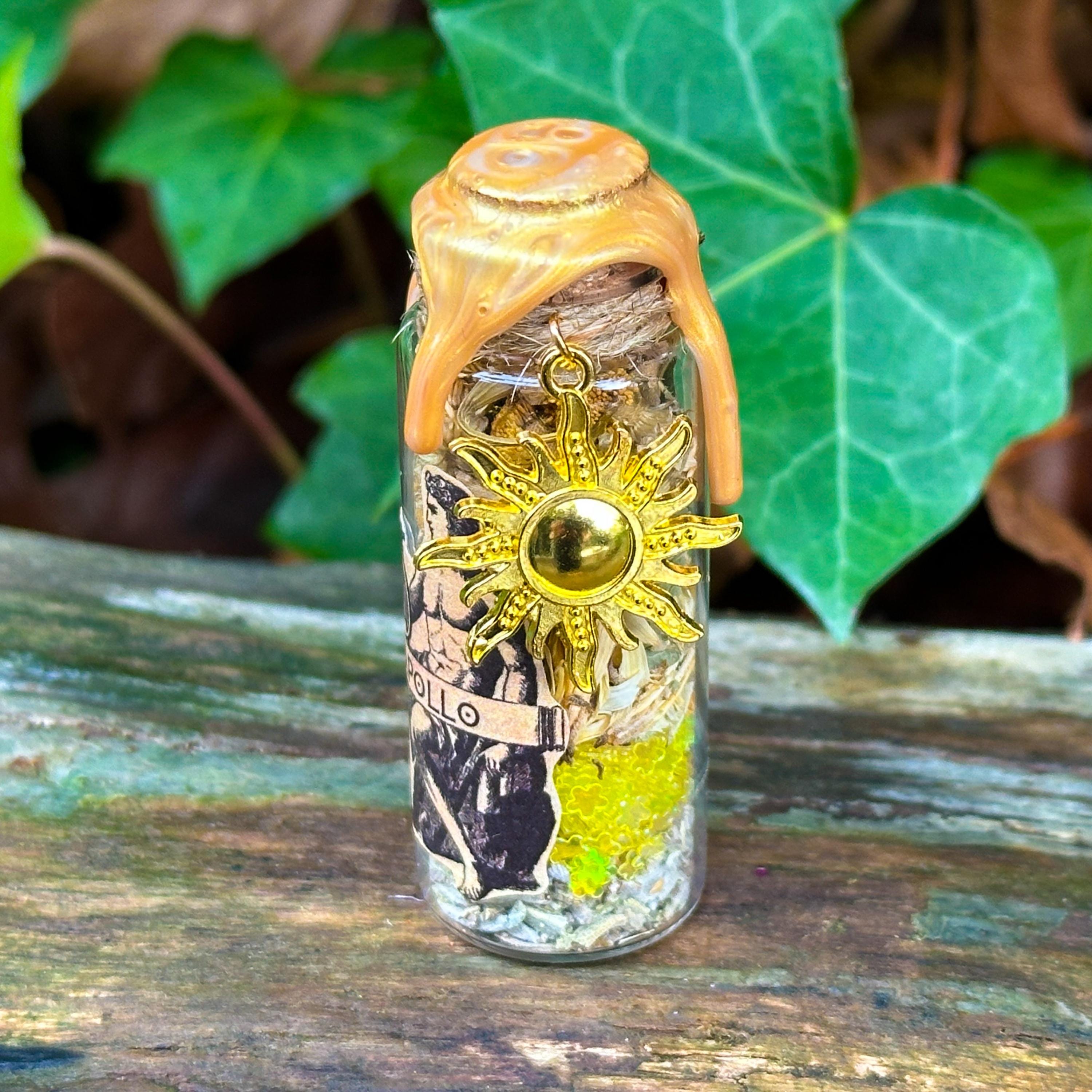 Apollo Spell Jar | Greek Mythology | Witchcraft Altar Magic Decor ...