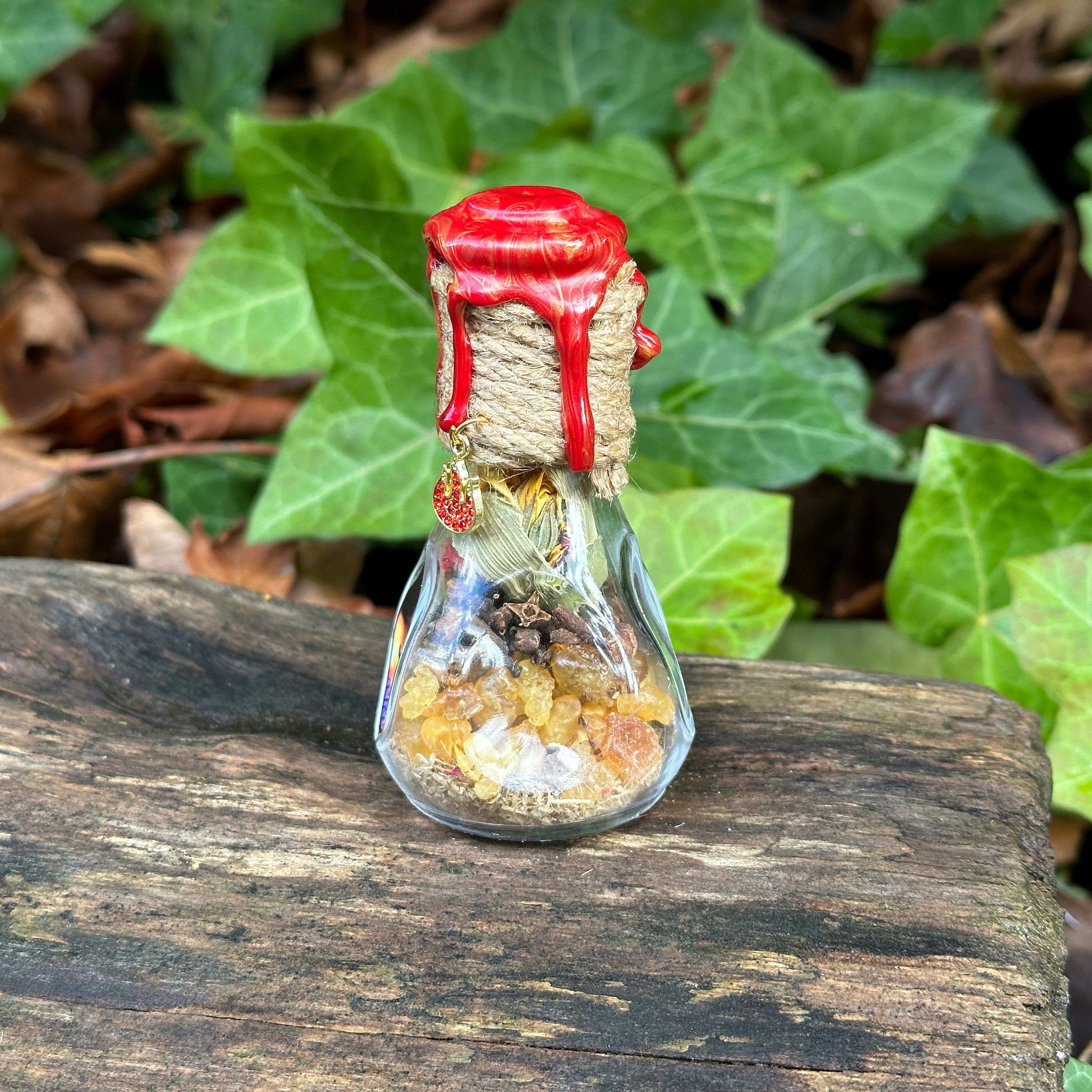 FULL SET Elemental Spell Jars Altar Magic Decor Witchcraft Spell ...