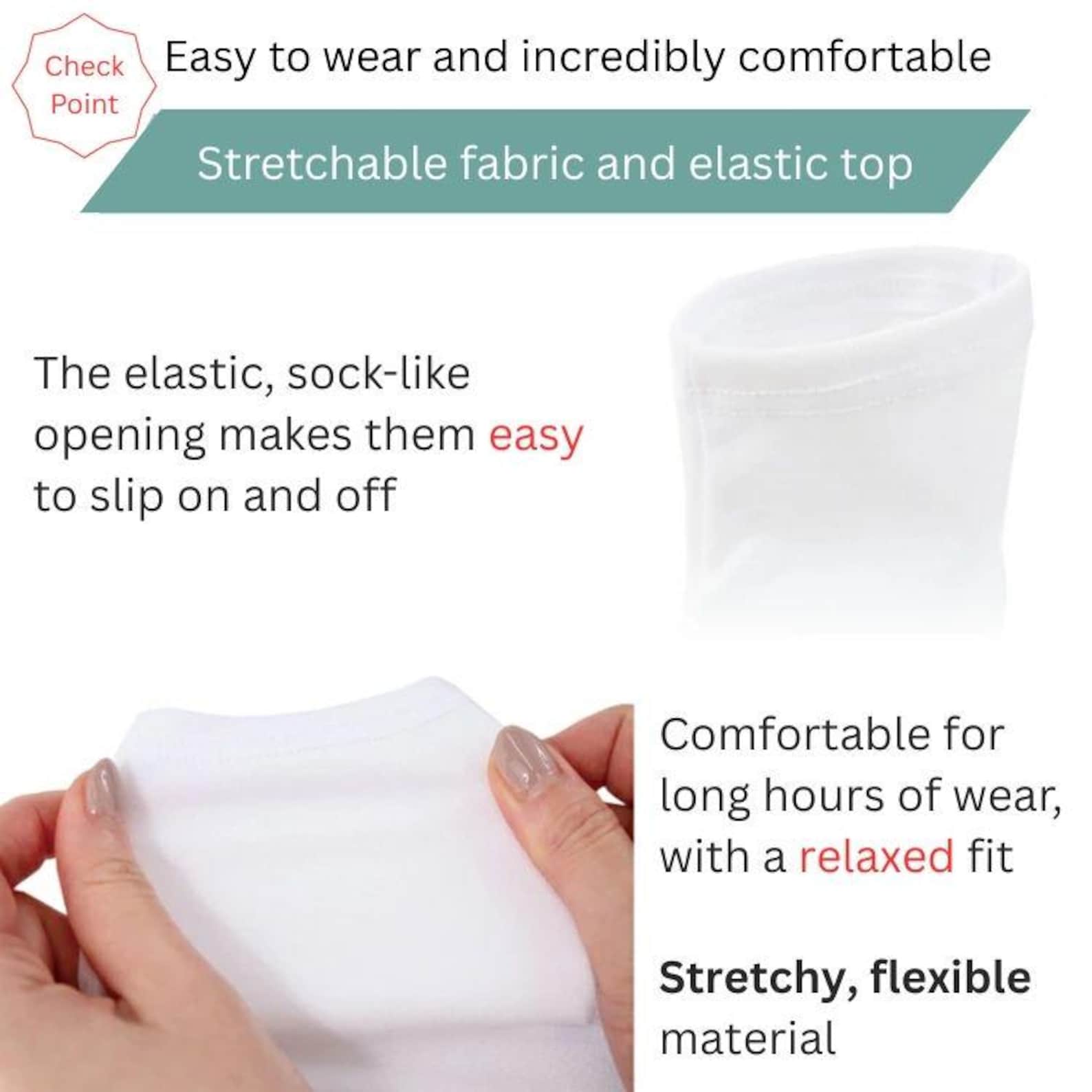 Japanese Easy-to-wear Stretch Tabi Socks With Non-slip Soles, Size XS ...