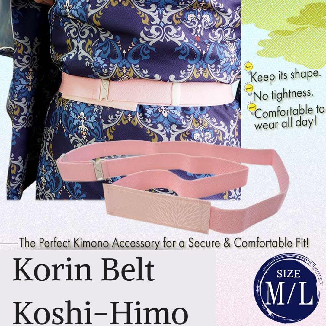 Japanese Women's Korin Belt Koshi-himo String, Size L, Kimono Kitsuke ...
