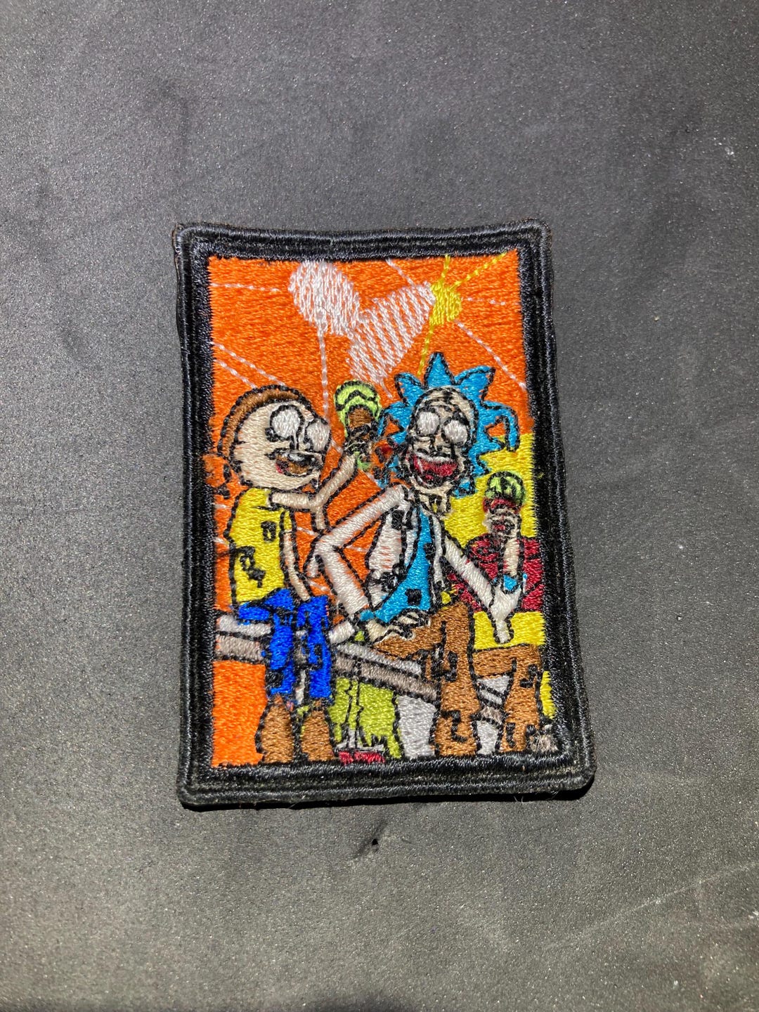 Rick N Morty Ice Cream Custom Patch - Etsy