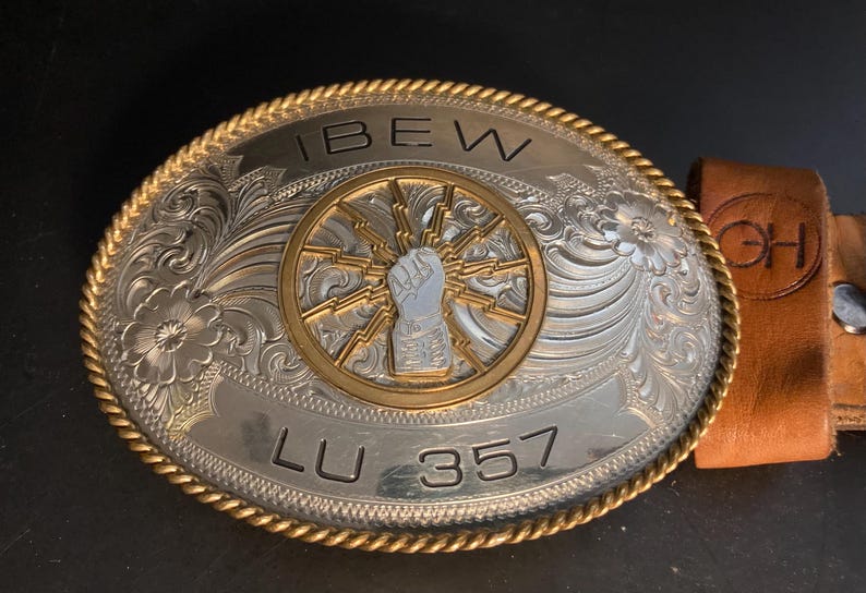 Ibew Belt Buckle - Etsy