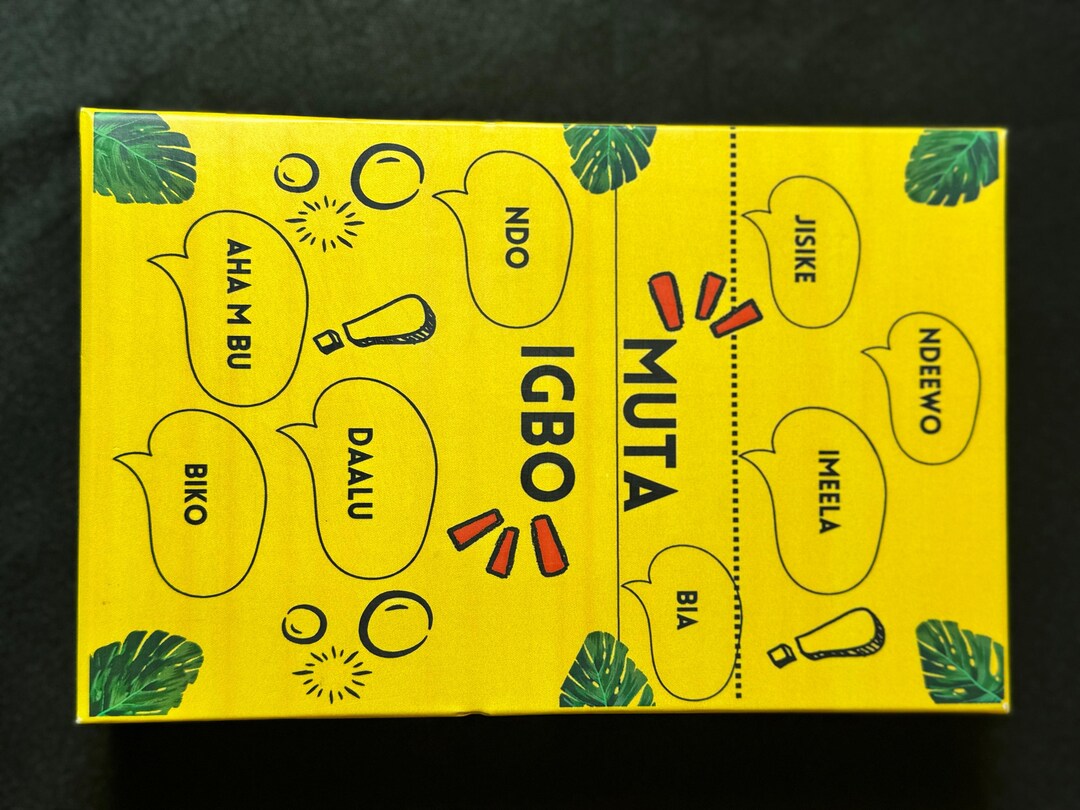 Muta Igbo Igbo Learning Flashcards PACK of 64 - Etsy