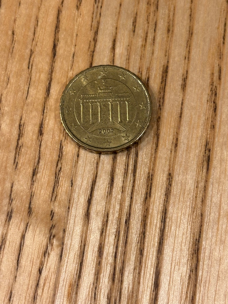 Rare 2002 German Euro 10 Cents Coin - Etsy