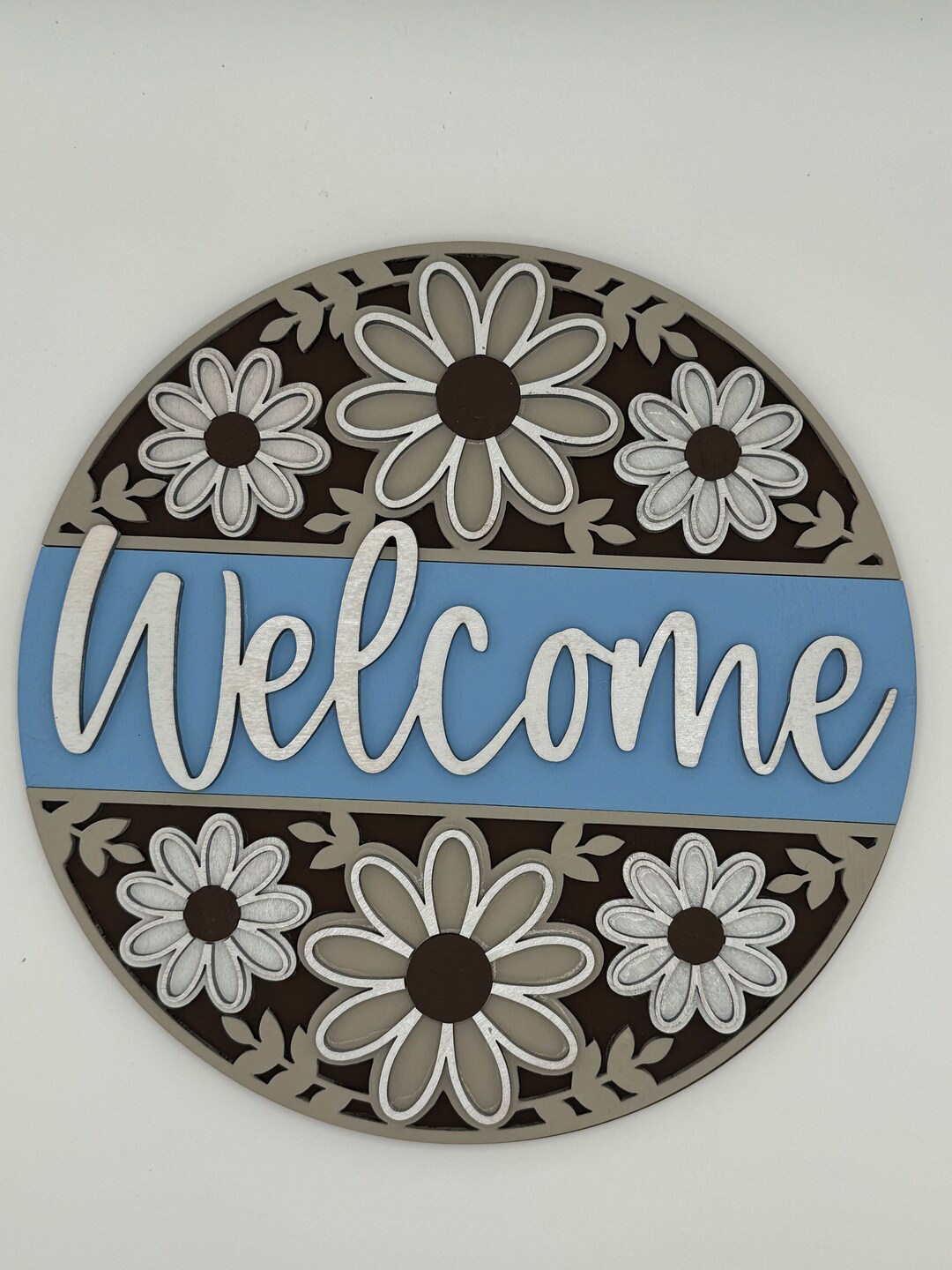 Flower Welcome Sign - Etsy