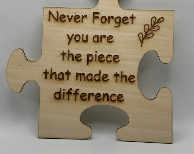 Puzzle Piece Sign Decor - Etsy