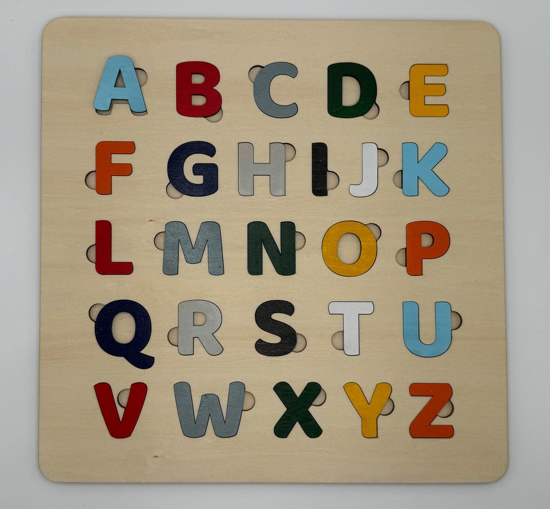 Kids ABC Puzzle - Etsy