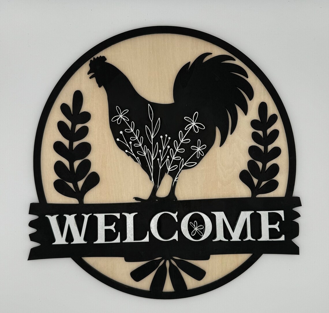 Chicken Welcome Sign - Etsy