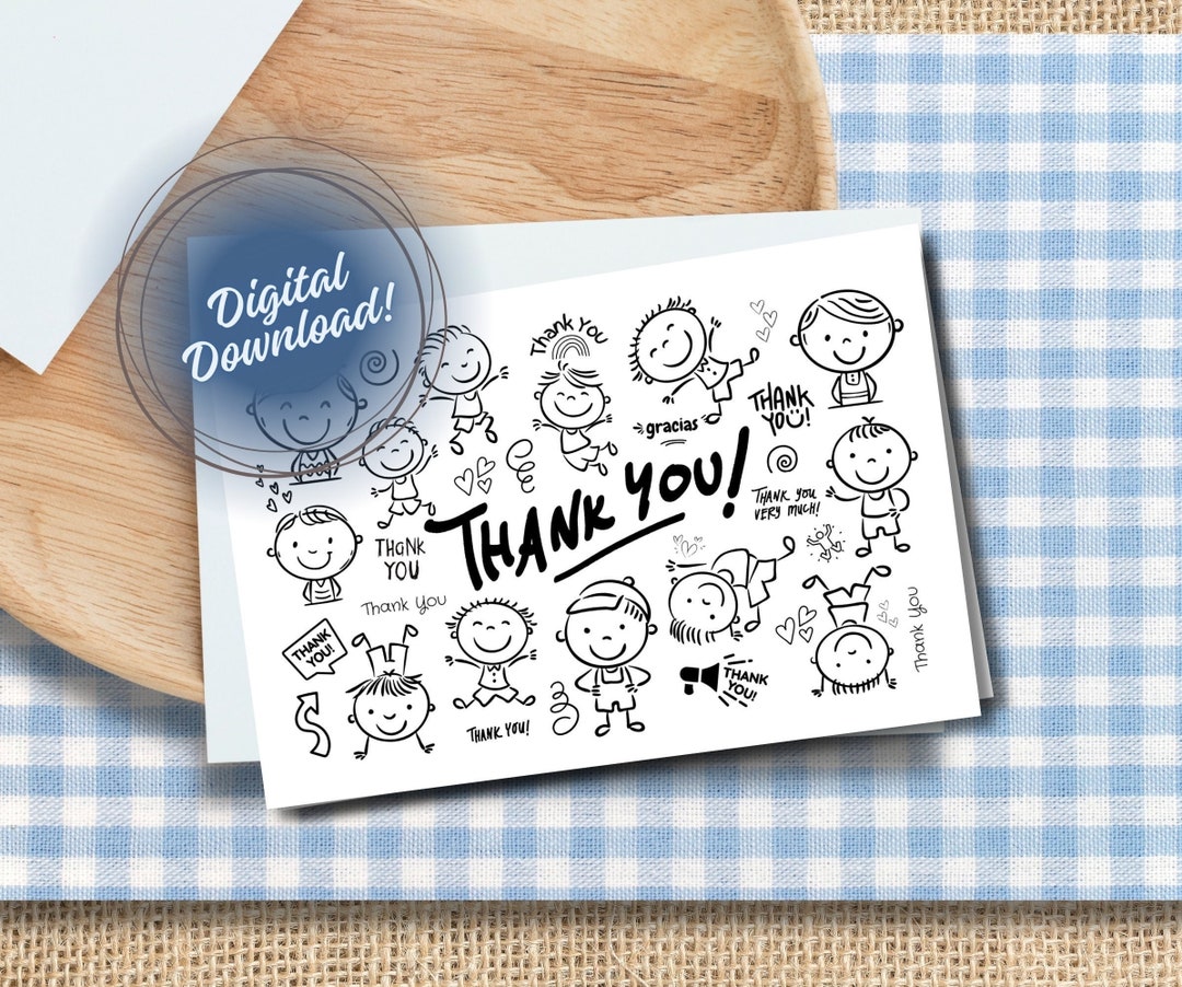 Enthusiastic Handmade Thank You Card, Whole Lot of Thanks Greeting Card ...