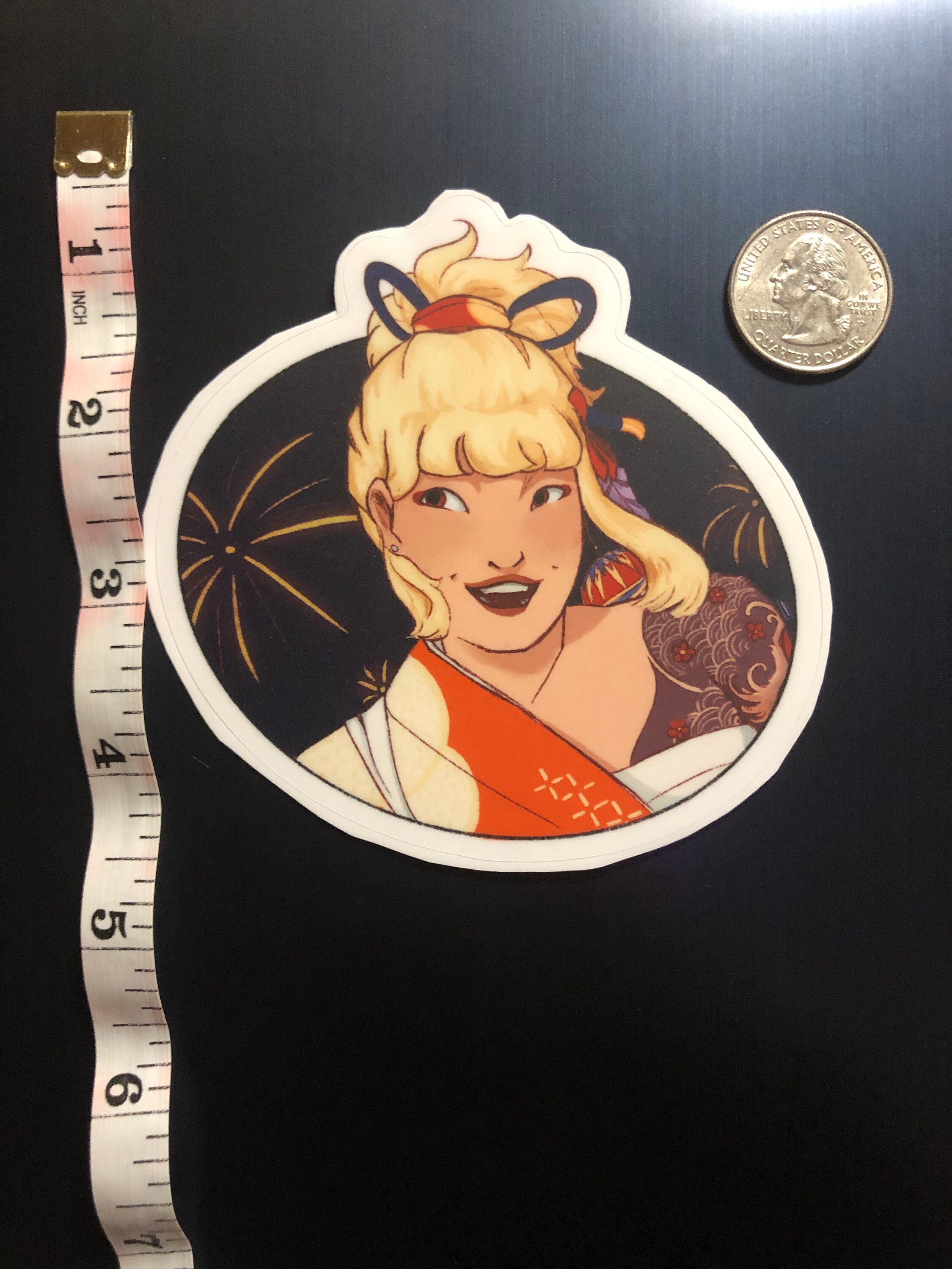 Yoimiya Sticker genshin Impact/原神 - Etsy