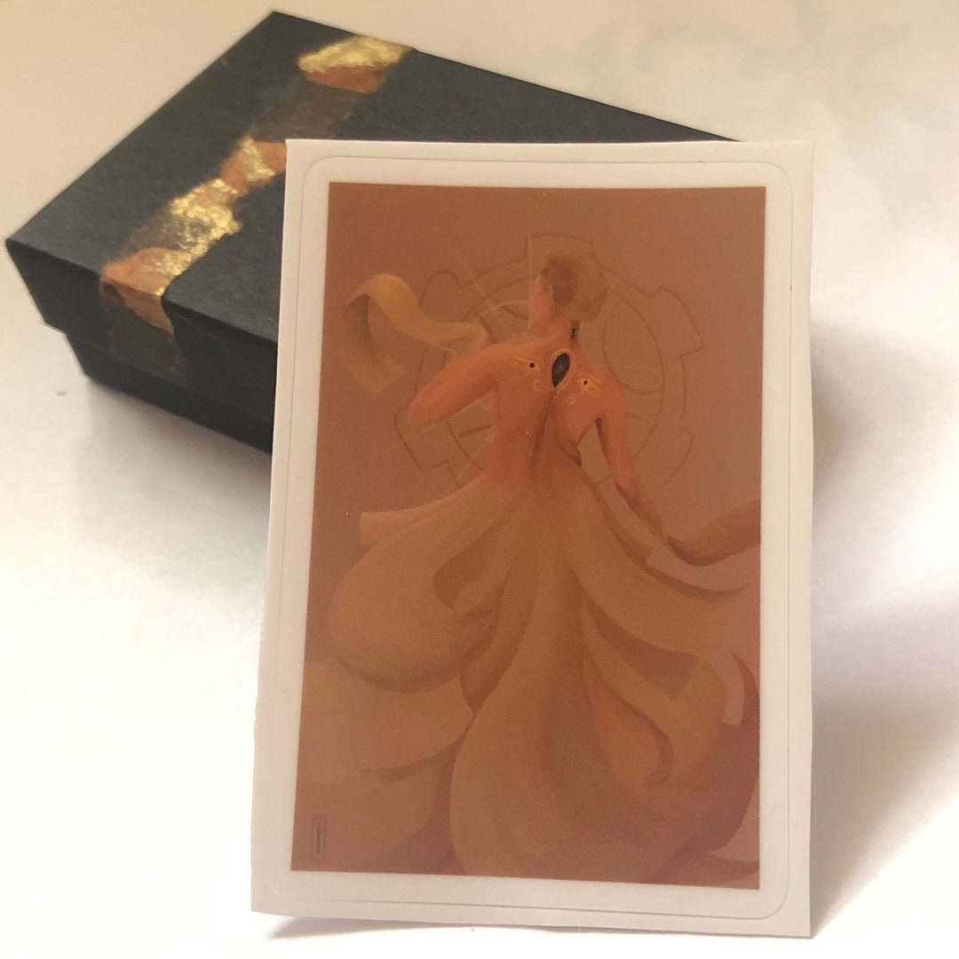 Sticker - “gear and Papyrus” - Etsy