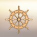 Ship's Rudder 3D Model STL FILE helm Wheel for 3D Printing or Engraving ...