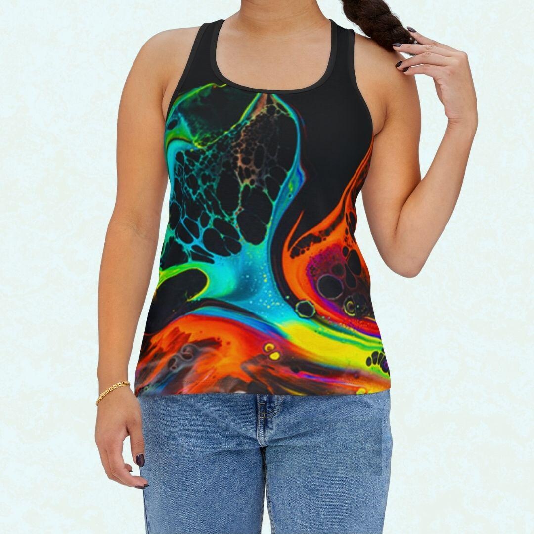 Color Splash Tank Top, Gift for Her, Womens Tank, Plus Sizing Tank Top ...