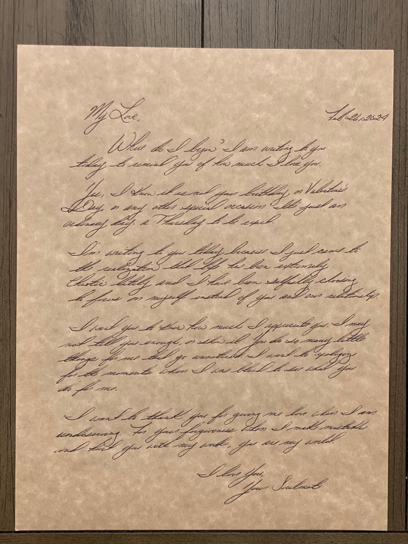 Handwritten Calligraphy - Etsy