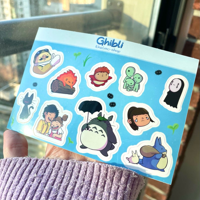 Ghibli - Sticker Sheet - Etsy
